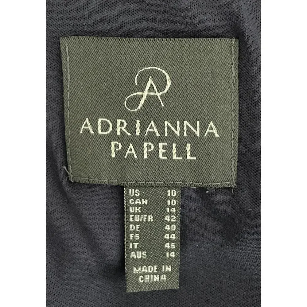 Adrianna Papell | Dresses | Adrianna Papell Blue Floral Sequin Halter ...